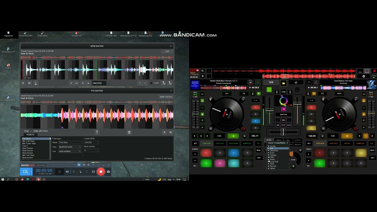 VirtualDj track 36 mc schulzideluxe - YouTube