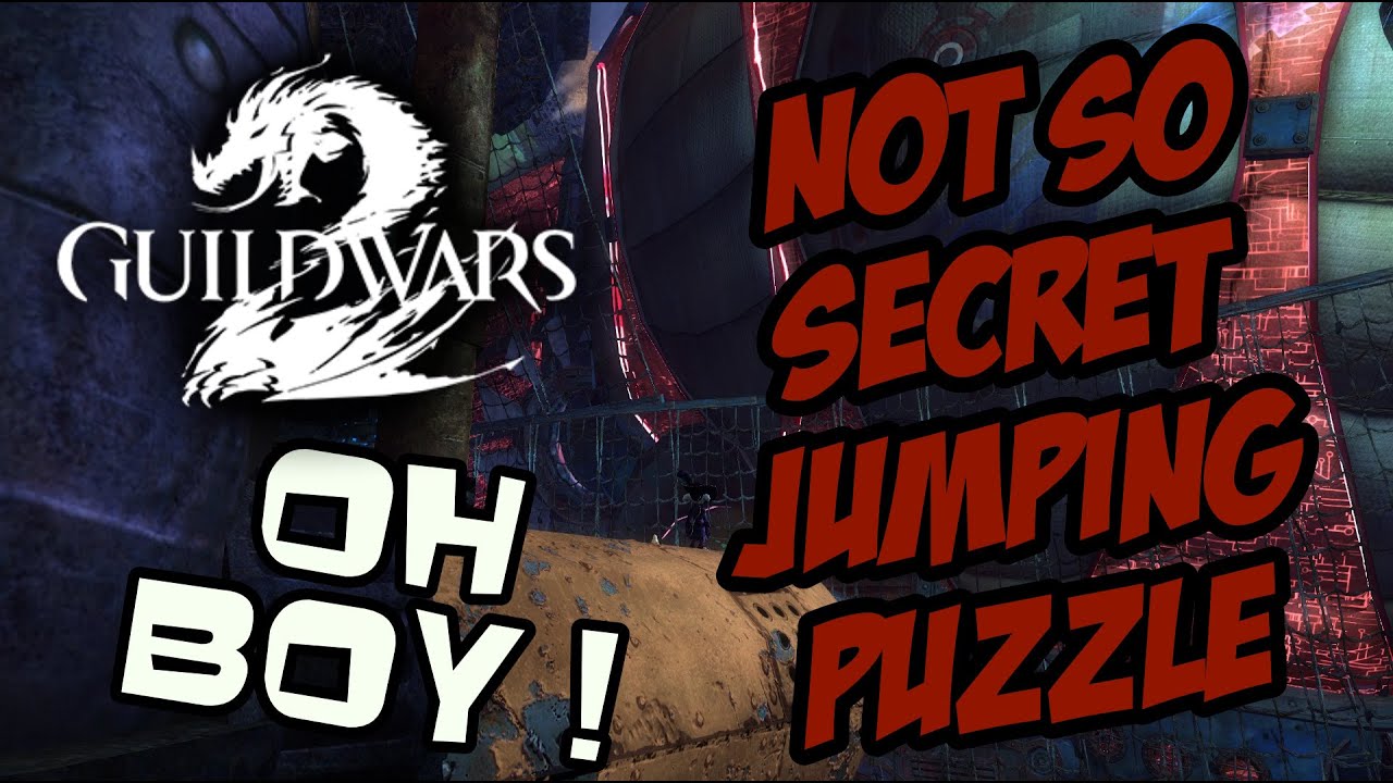 GW2 New Player 1st time "Not so Secret Jumping Puzzle" - YouTube