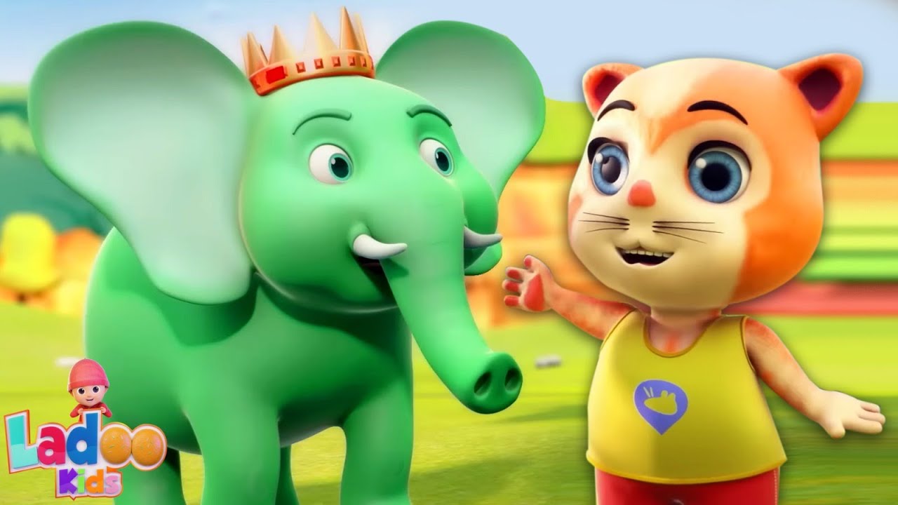 Hathi Raja O Hathi Raja, हाथी राजा कहाँ चले, Nursery Rhymes in Hindi ...