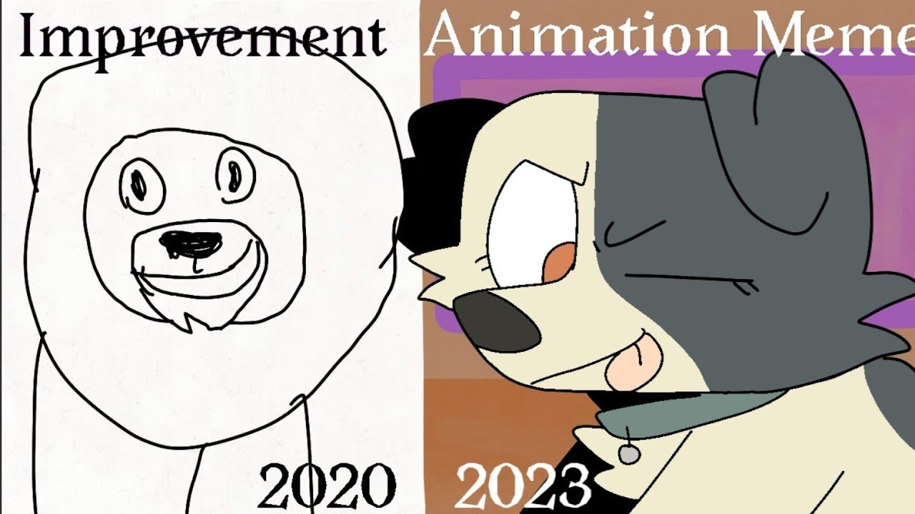 Animation Improvement meme (3 years of animating special 😀) - YouTube