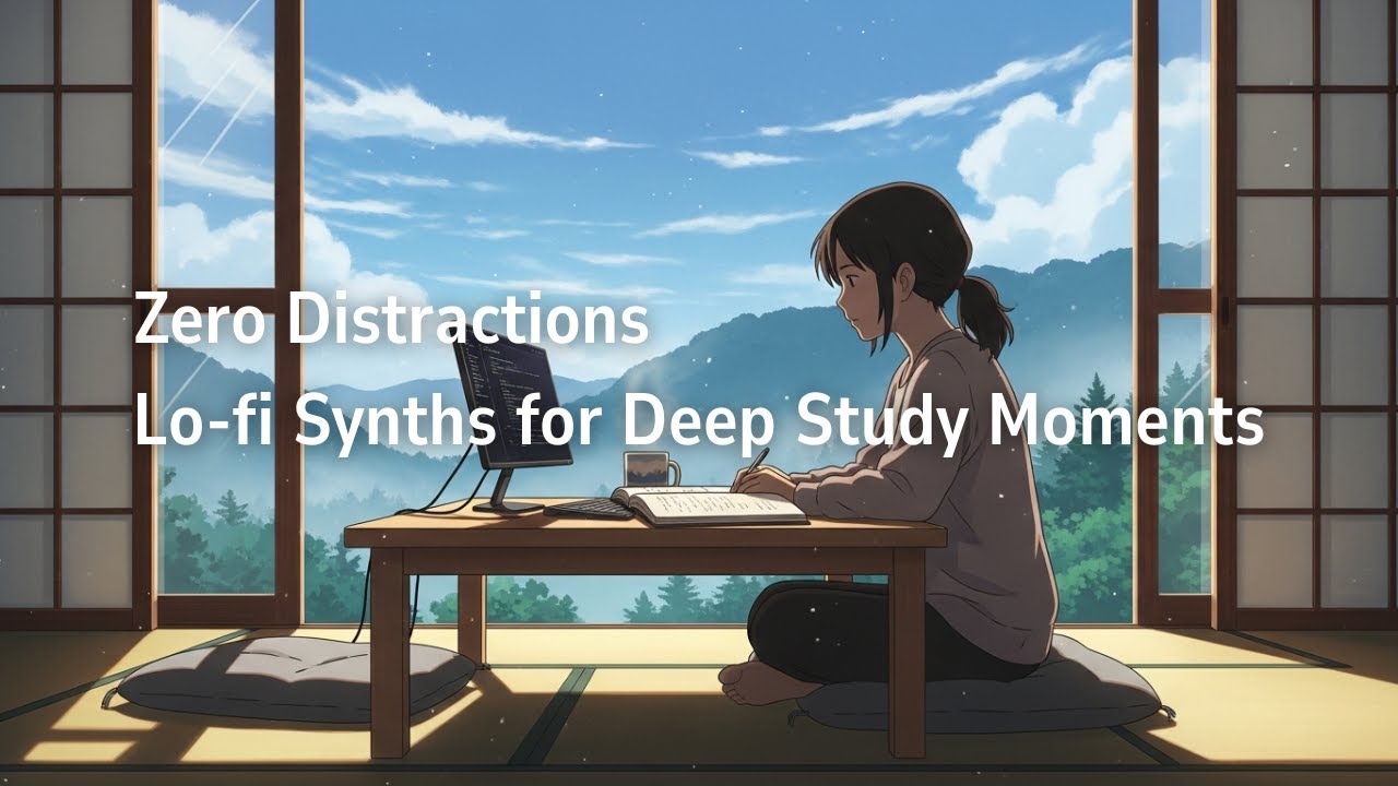 Zero Distraction - Lo fi Synths for Deep Study Moments - YouTube