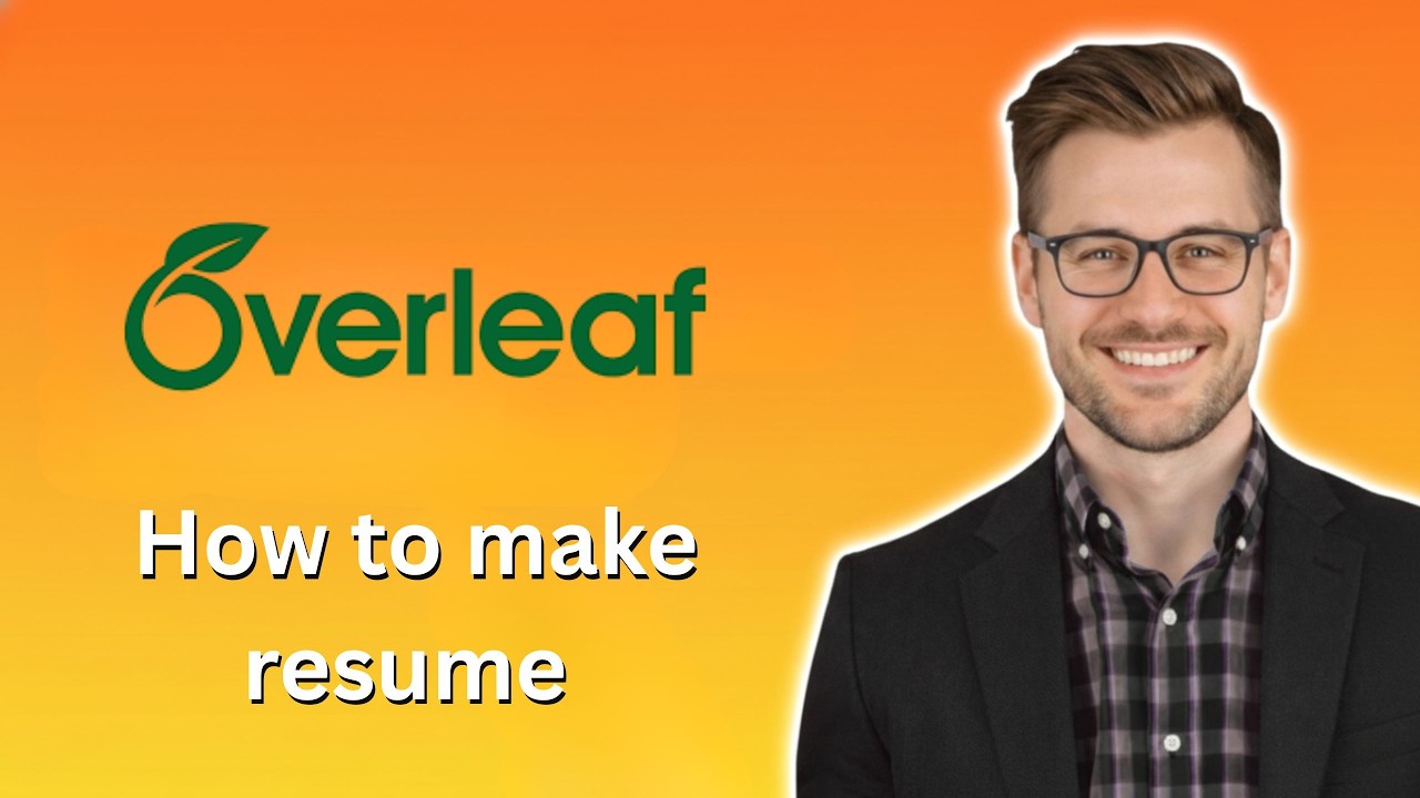 How to make resume on Overleaf quick guide (Latest Update) - YouTube