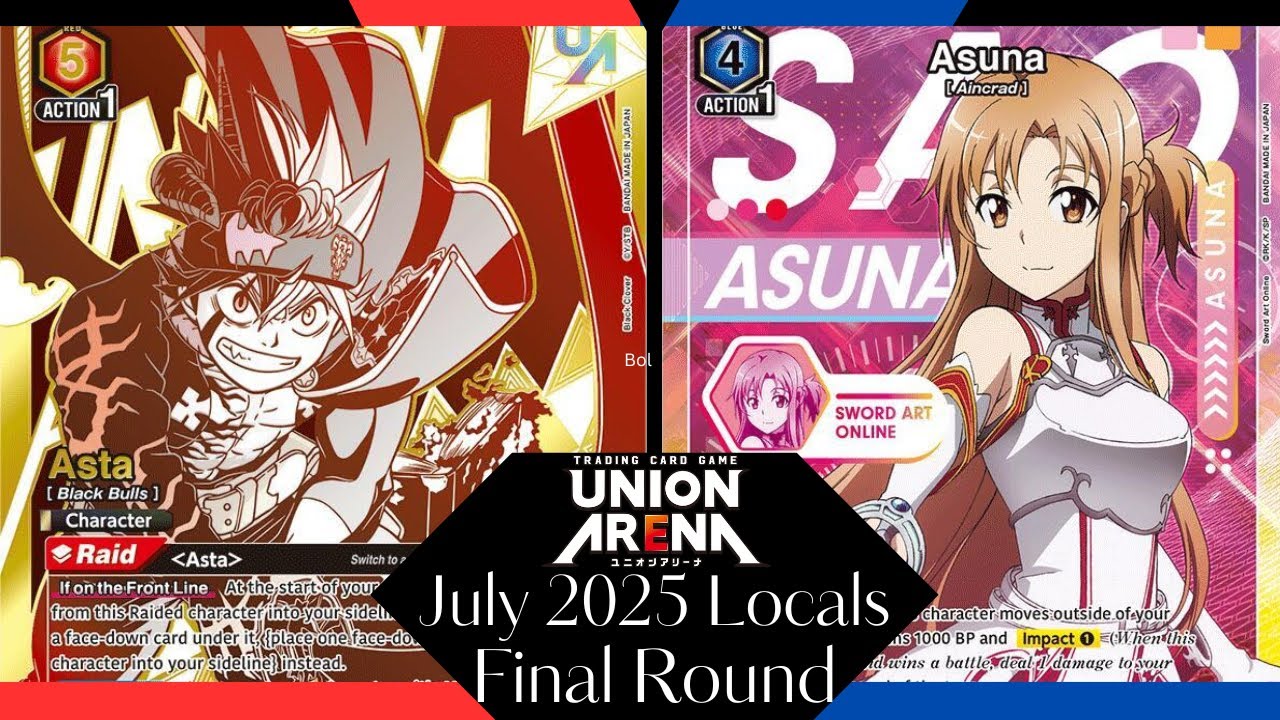 Red Asta vs Blue SAO Aincrad \ Union Arena / Locals Final Round Live ...