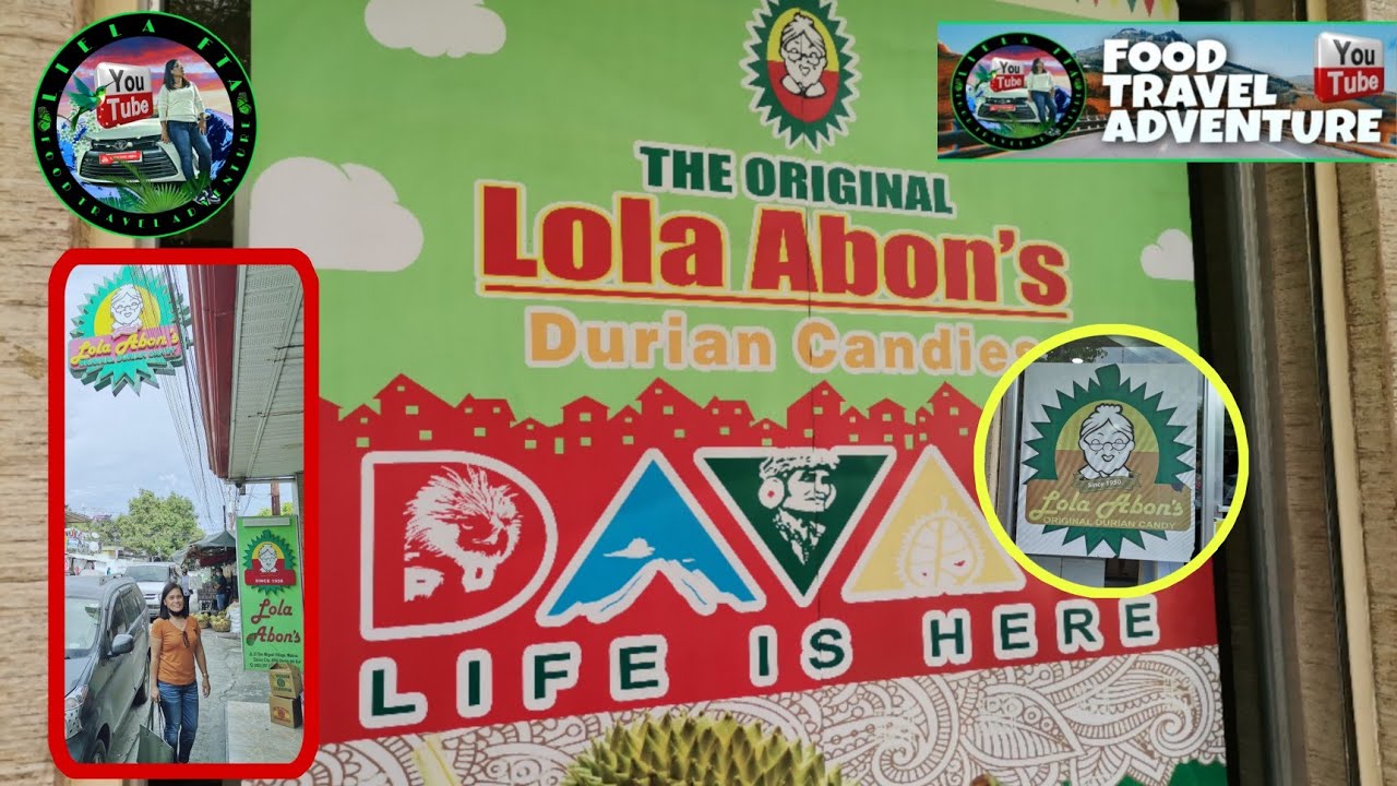 LOLA ABON'S ORIGINAL DURIAN CANDY Davao City - YouTube