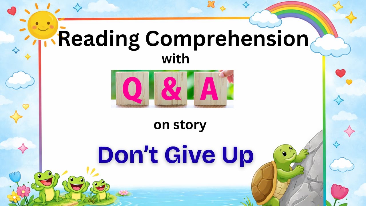 Reading Comprehension for Kids | Fun Story with Questions | Kids ...