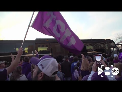TCU football team returns home to get ready for national championship ...