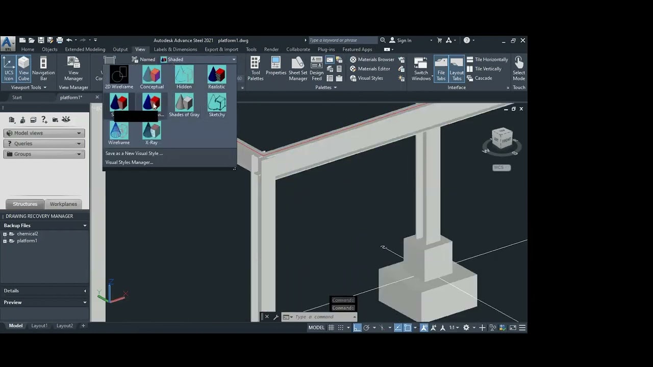 Framing and anchor bolt installation in advance steel - YouTube