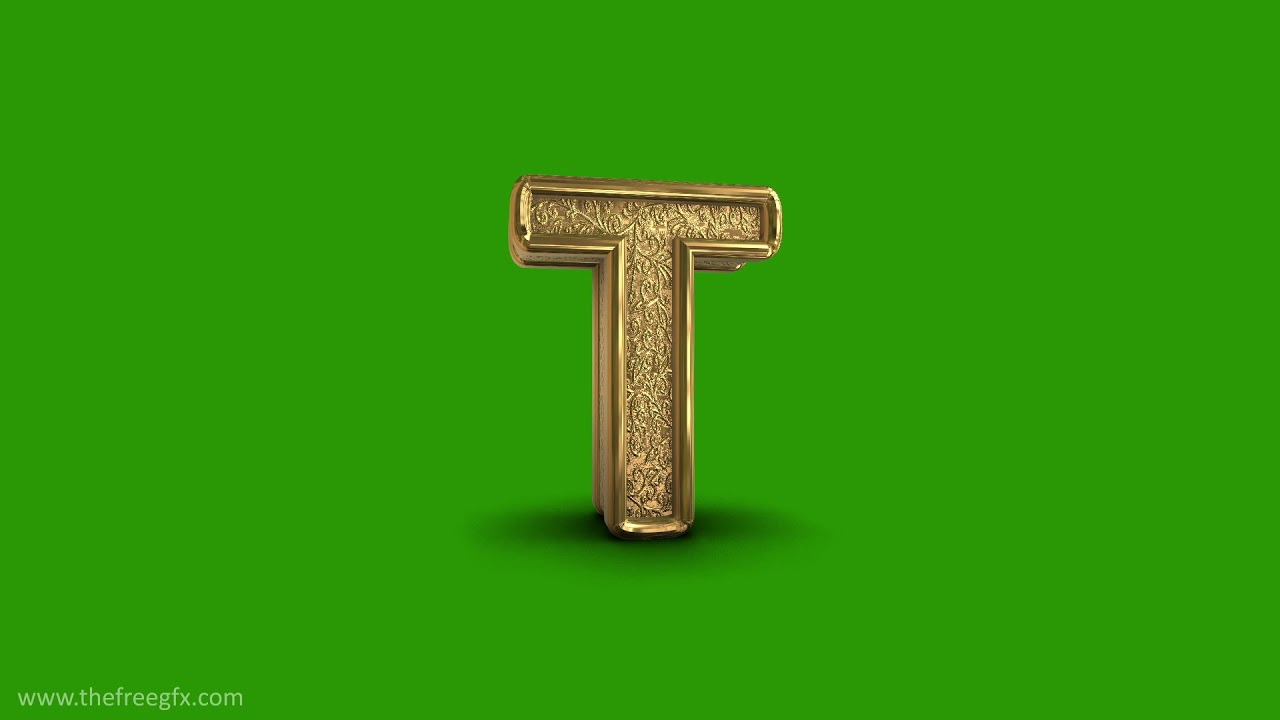 Green Letter T