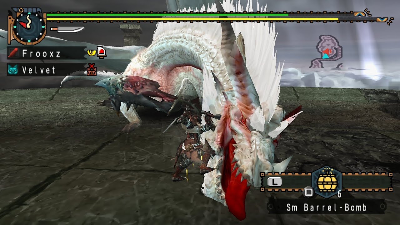 G-Ranked White Fatalis! | Final Fight | Monster Hunter Freedom Unite ...