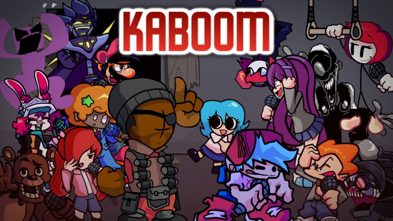 FNF - Kaboom (2024) But Every Turn Another Different Character Is Used ...