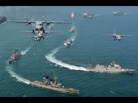 HUT Ke-72 TNI - Flypass HIU Flight Puspenerbal TNI AL - YouTube