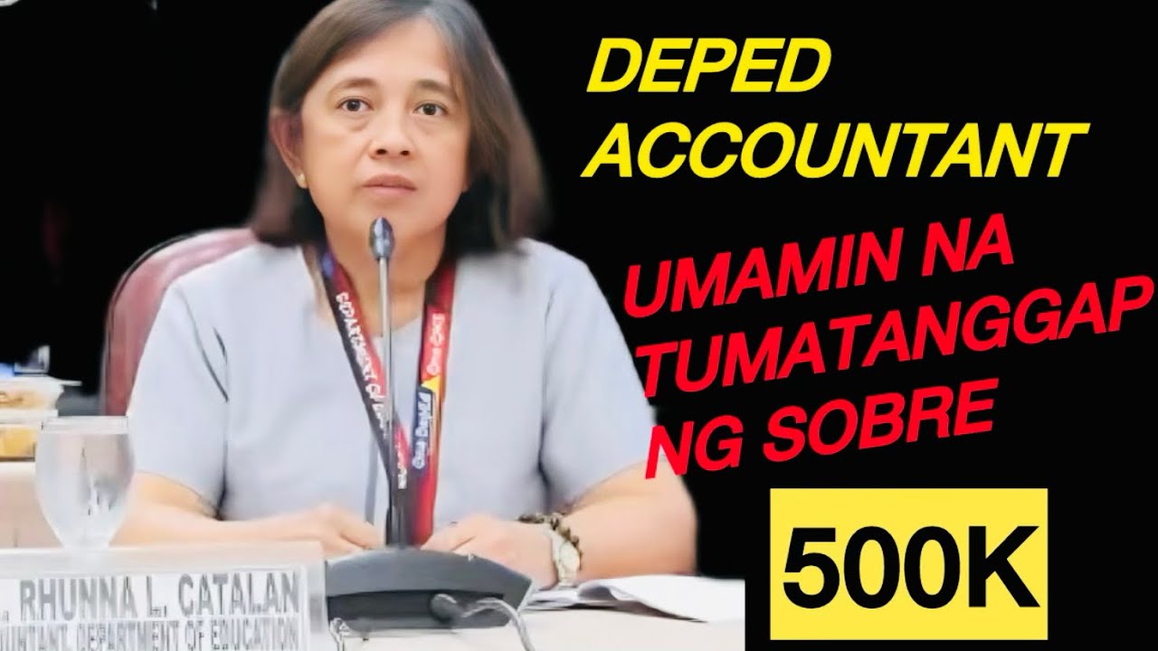 Video - DEPED CHIEF ACCOUNTANT UMAMIN SA ANOMALYA NG PAGGASTA SA ...