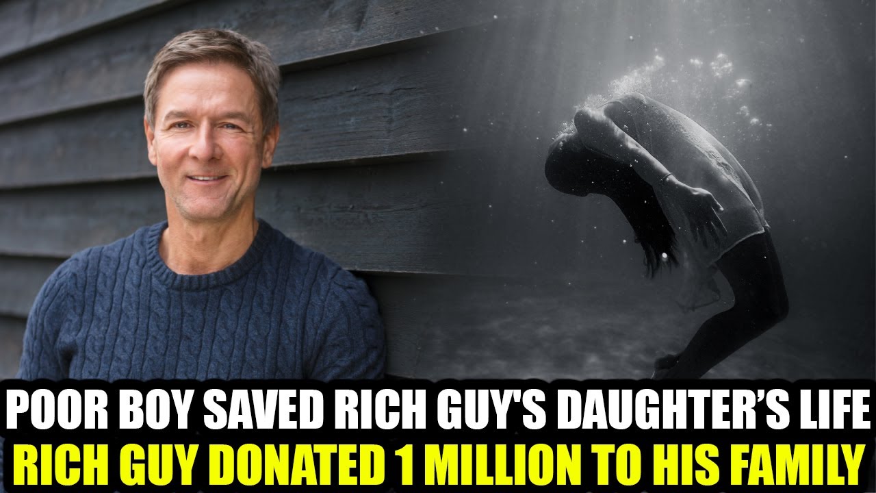 POOR BOY SAVED RICH GUY'S DAUGHTER AND VANISHED, THE RICH GUY DONATED 1 ...