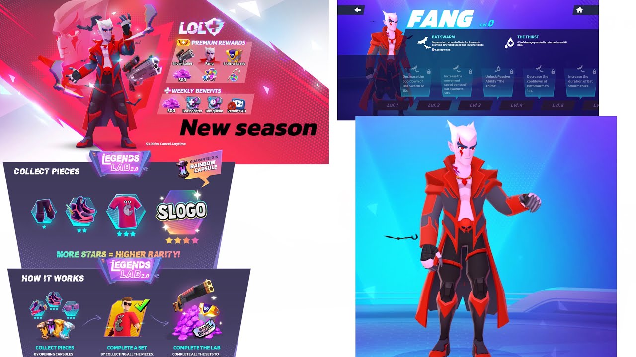 New Season - Dark Legends ( 1v1.LOL ) 🦇🦇🦇 - YouTube