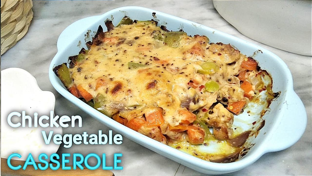 Easy Chicken and Vegetable Casserole Recipe - Remi's Cook Book - YouTube