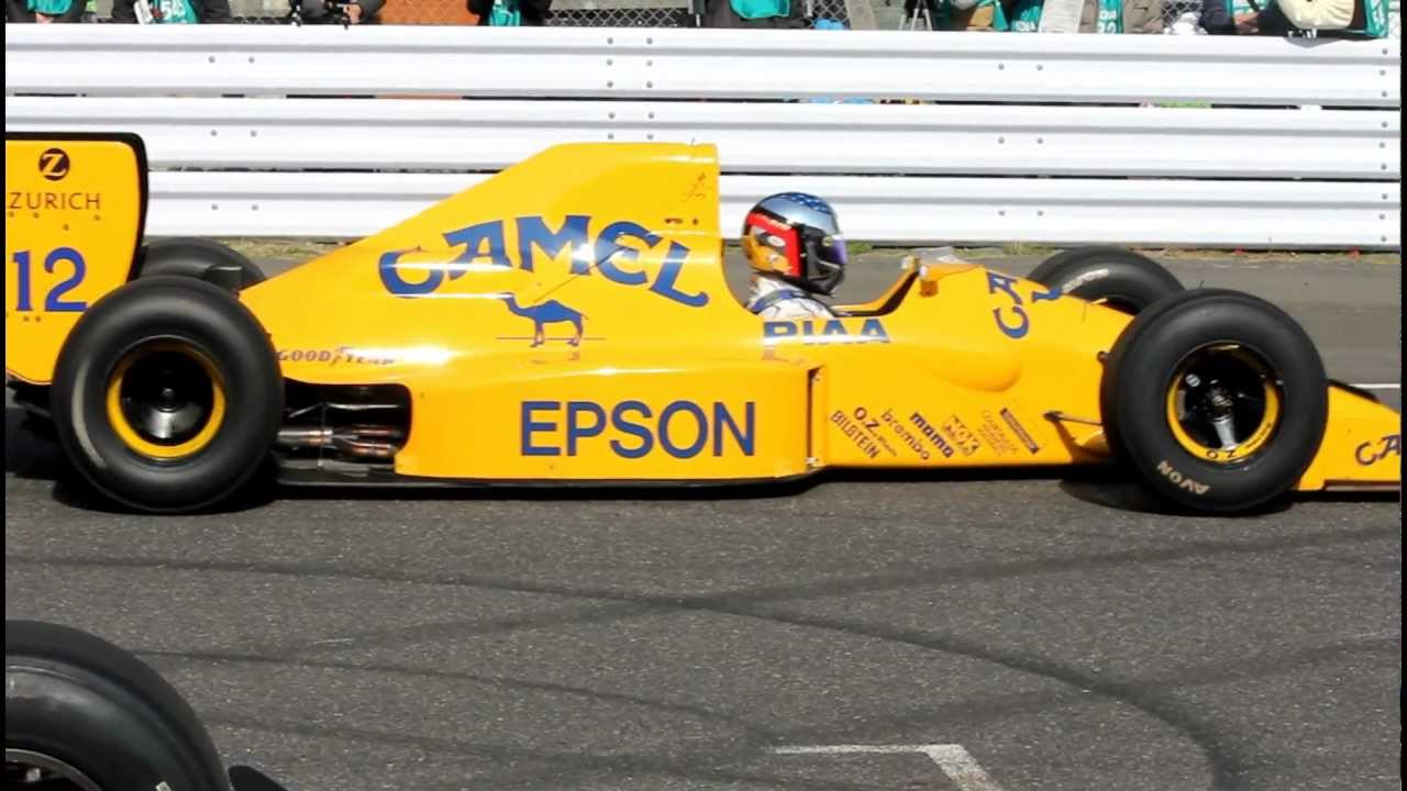 鈴鹿サーキット50周年ファン感謝デー ロータス・ホンダ 101 J・アレジ - YouTube