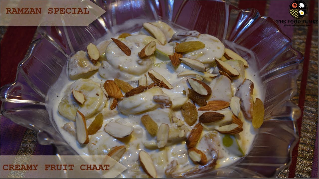 How to make Creamy Fruit Chaat | Creamy Fruit Delight | Fruit Chaat ...