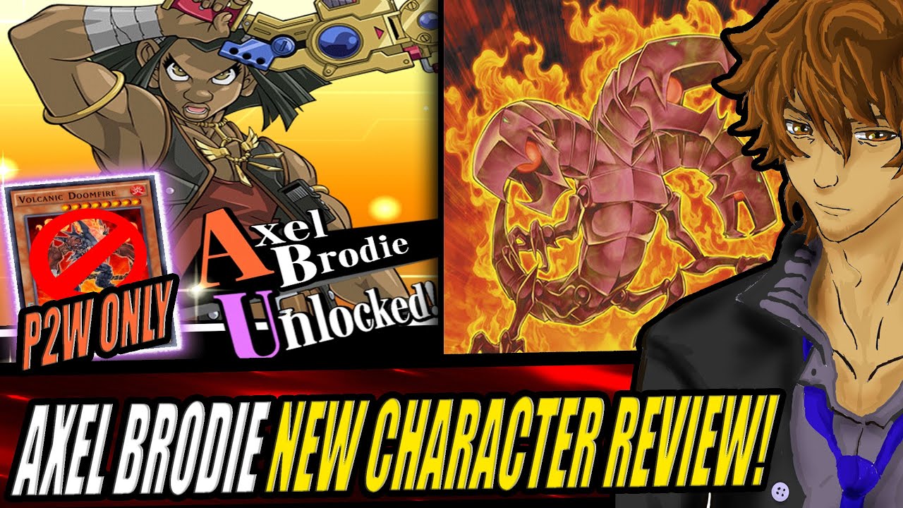 AXEL BRODIE NEW CHARACTER REVIEW! | YuGiOh Duel Links - YouTube