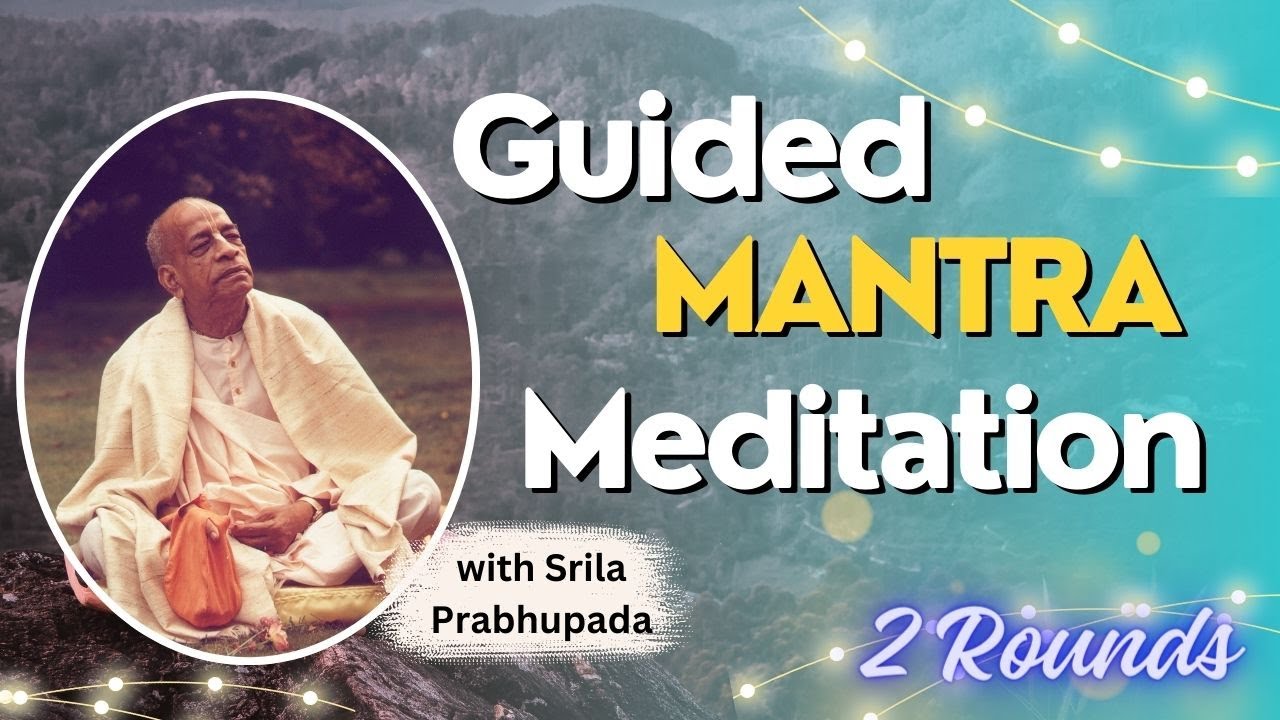 Srila Prabhupada Japa | 2 rounds Hare Krishna Chanting | Guided Mantra ...