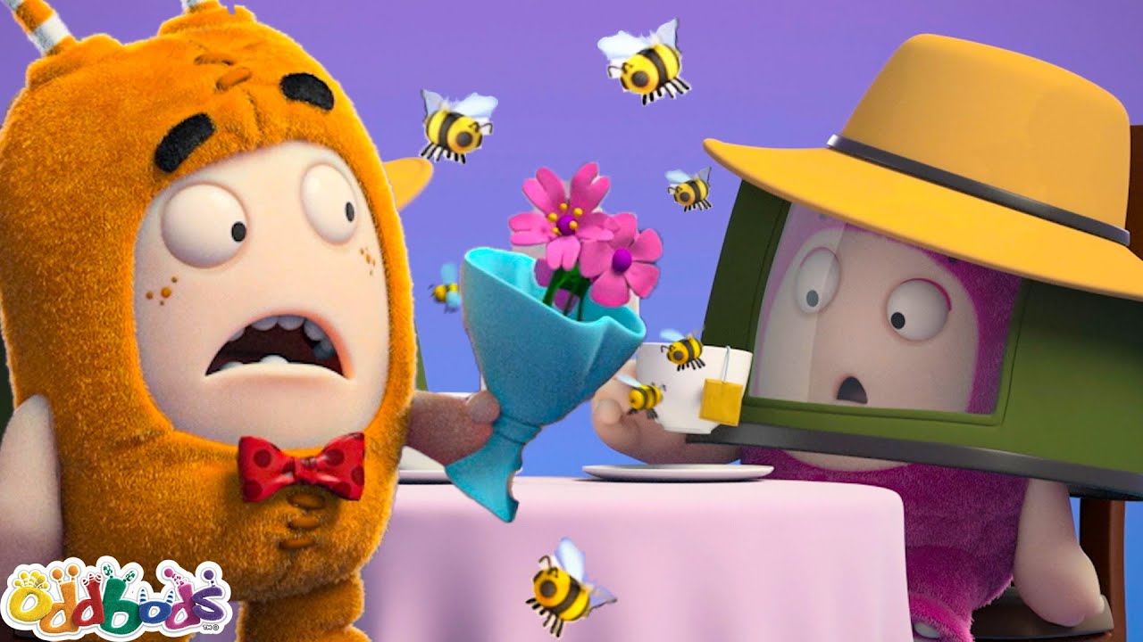 Oddbods Mean Bees! | Cute Cartoons for Kids @Oddbods Malay - YouTube