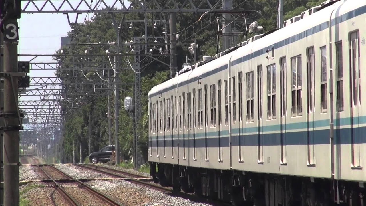 【東武】8000系8151F＠豊四季('14/08) - YouTube