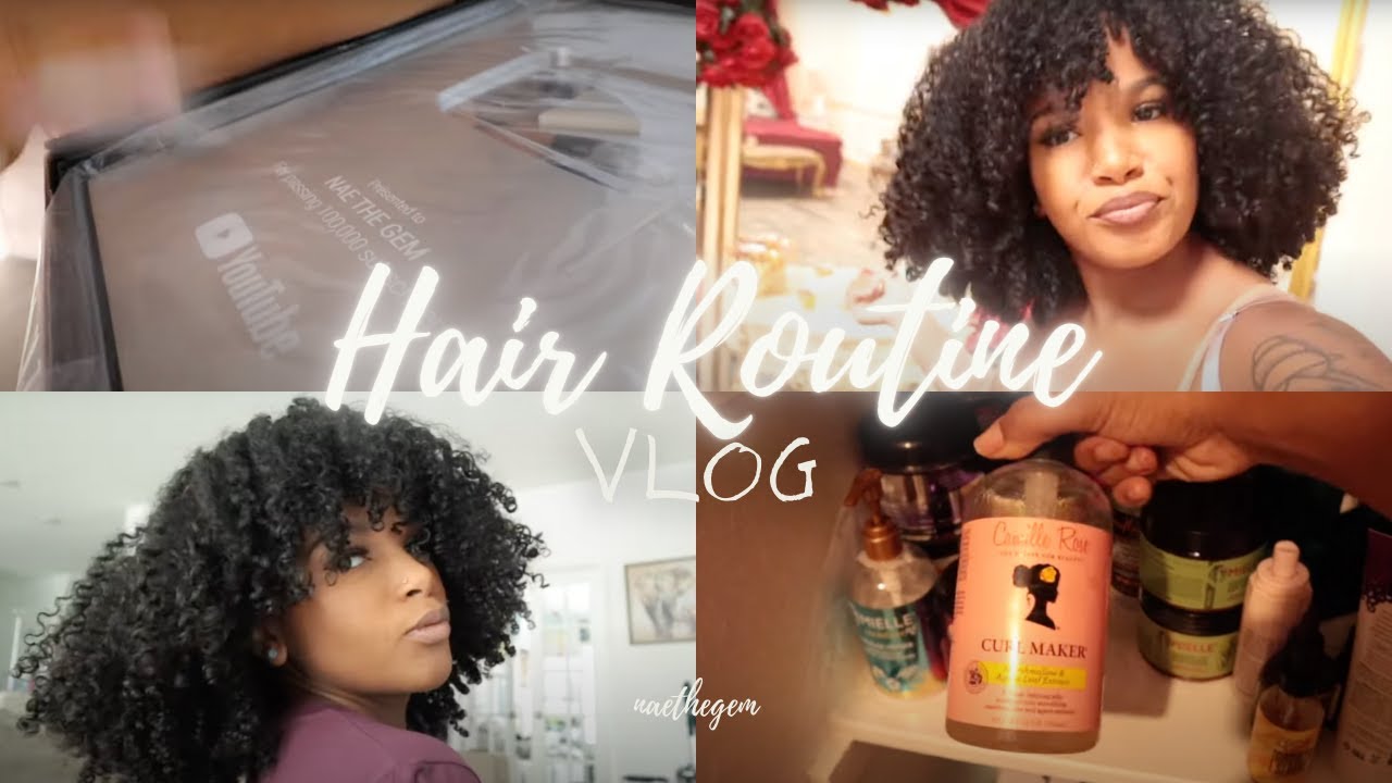 My Natural Hair Routine | GRWM | Photoshoot Day, and more - YouTube