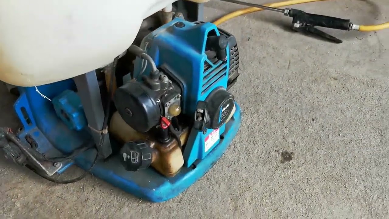 ☆丸山 MS057 動力噴霧機 - YouTube