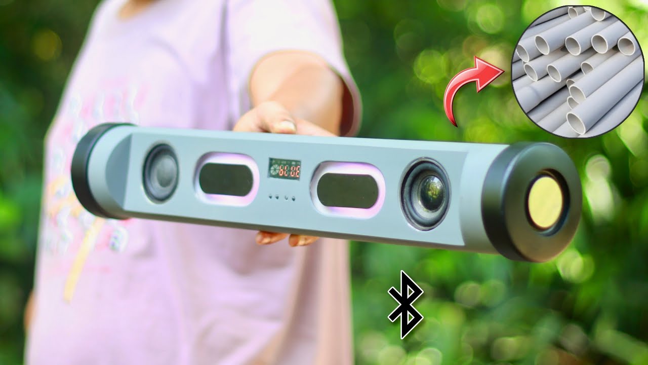 How to Make a DIY Bluetooth Speaker Boombox using PVC pipe With ...
