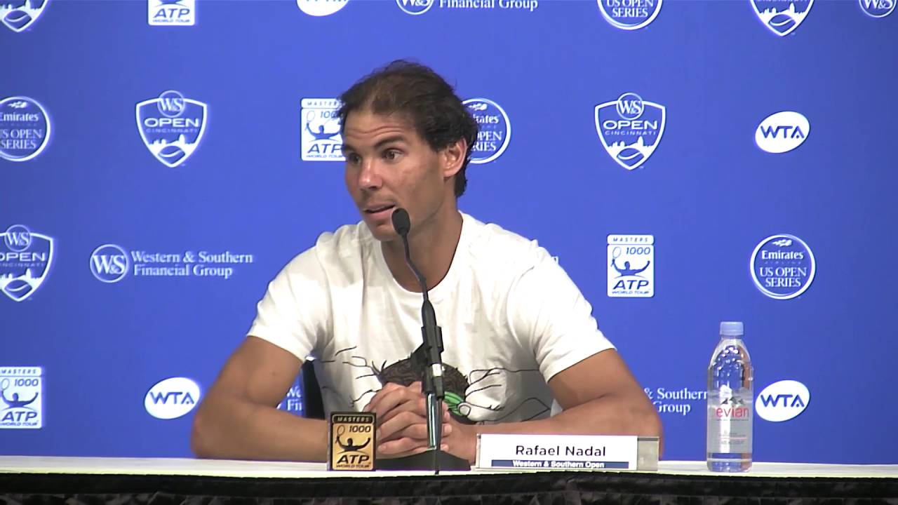 Rafael Nadal Crashes Out in Cincinnati - YouTube