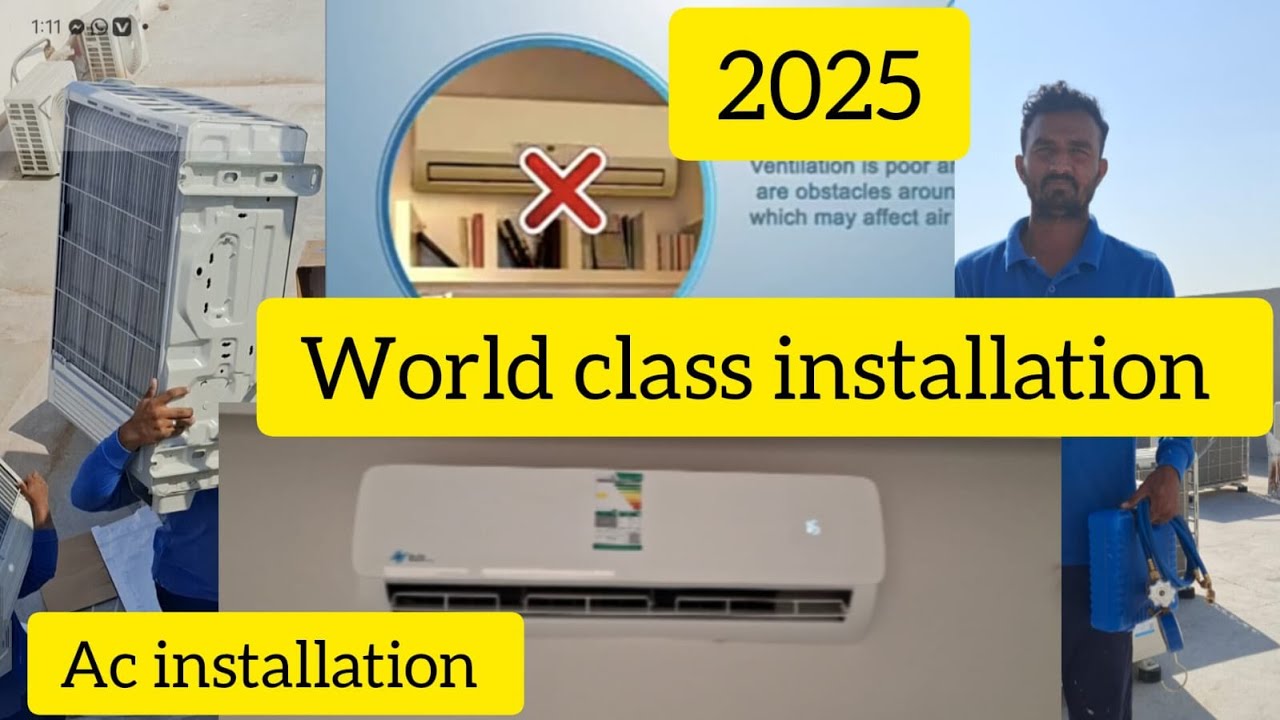 "AC Installation Process Explained for Beginners" - YouTube