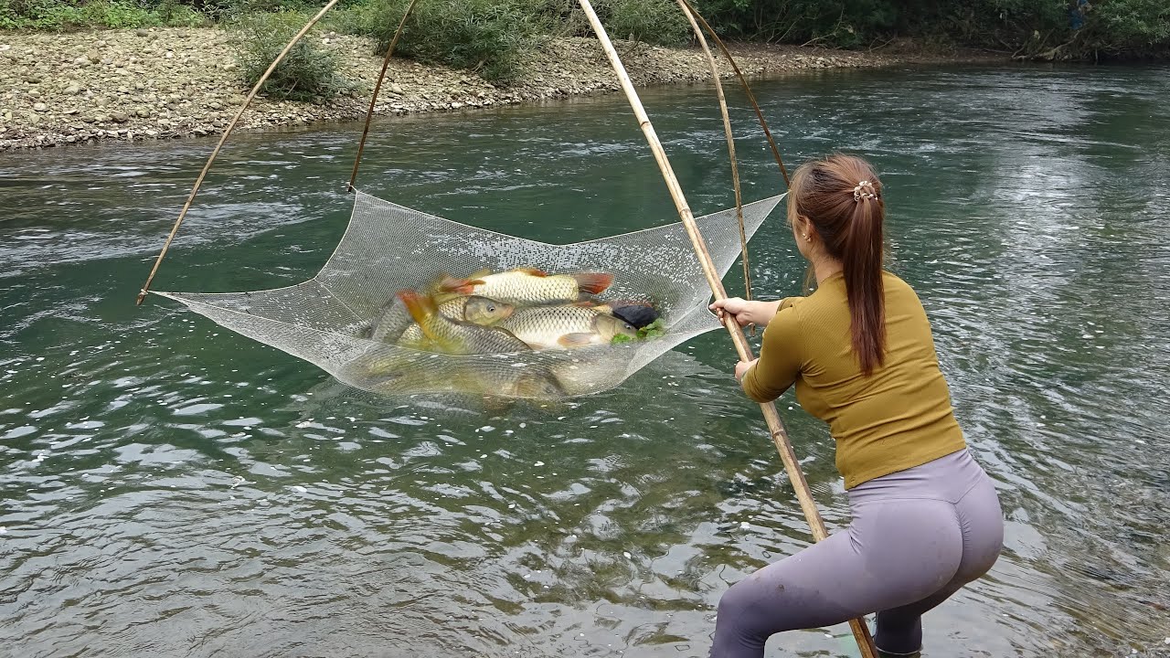 Top 1 Unique Fishing : The Simplest Survival Fishing | Smart Fishing ...