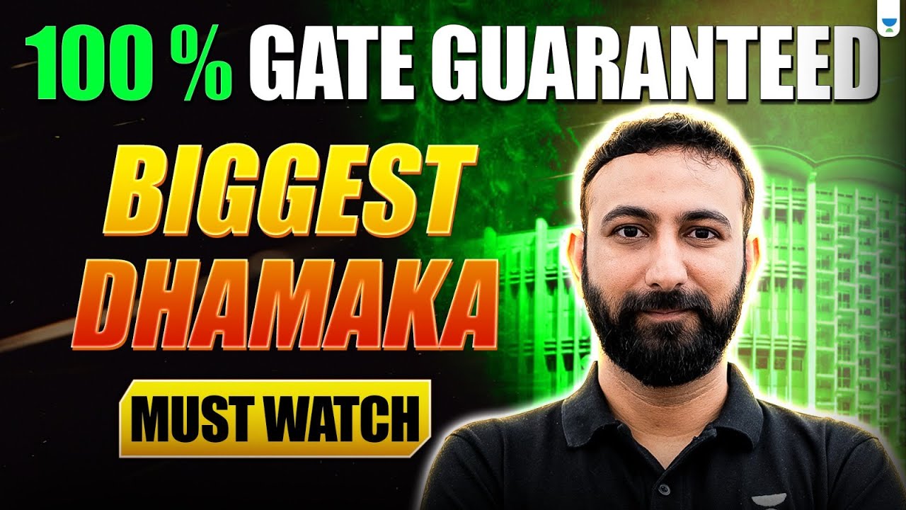 Must Watch | Biggest Dhamaka 💯% GATE Guaranteed | Aditya Kanwal (Ex-IES) - YouTube