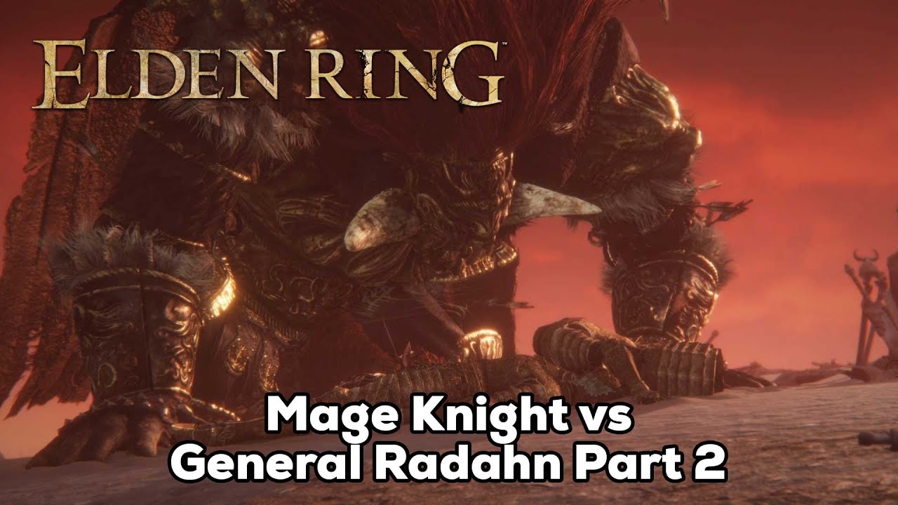 Elden Ring Part 23 Mage Knight vs General Radahn Part 2 - YouTube