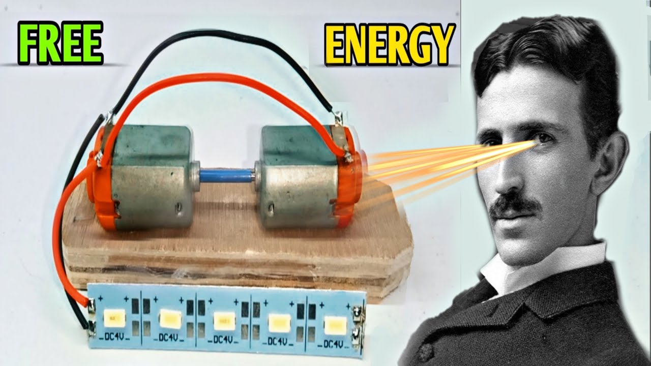 Real or fake, free power generator with two DC engines - YouTube