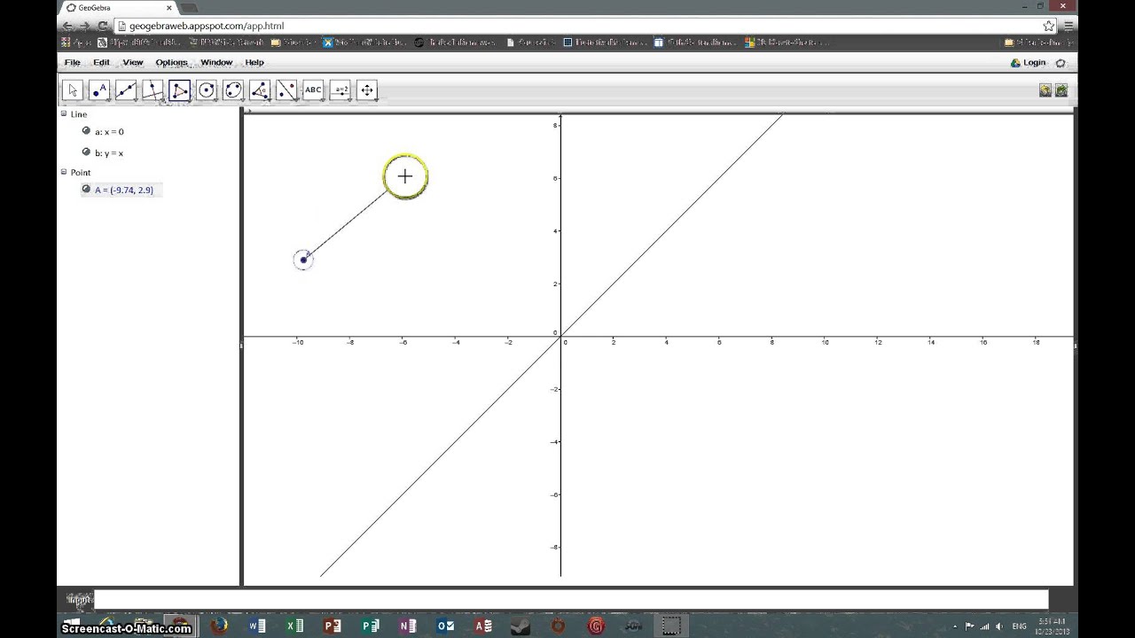 Investigating Composite Reflections Over Intersecting Lines - YouTube
