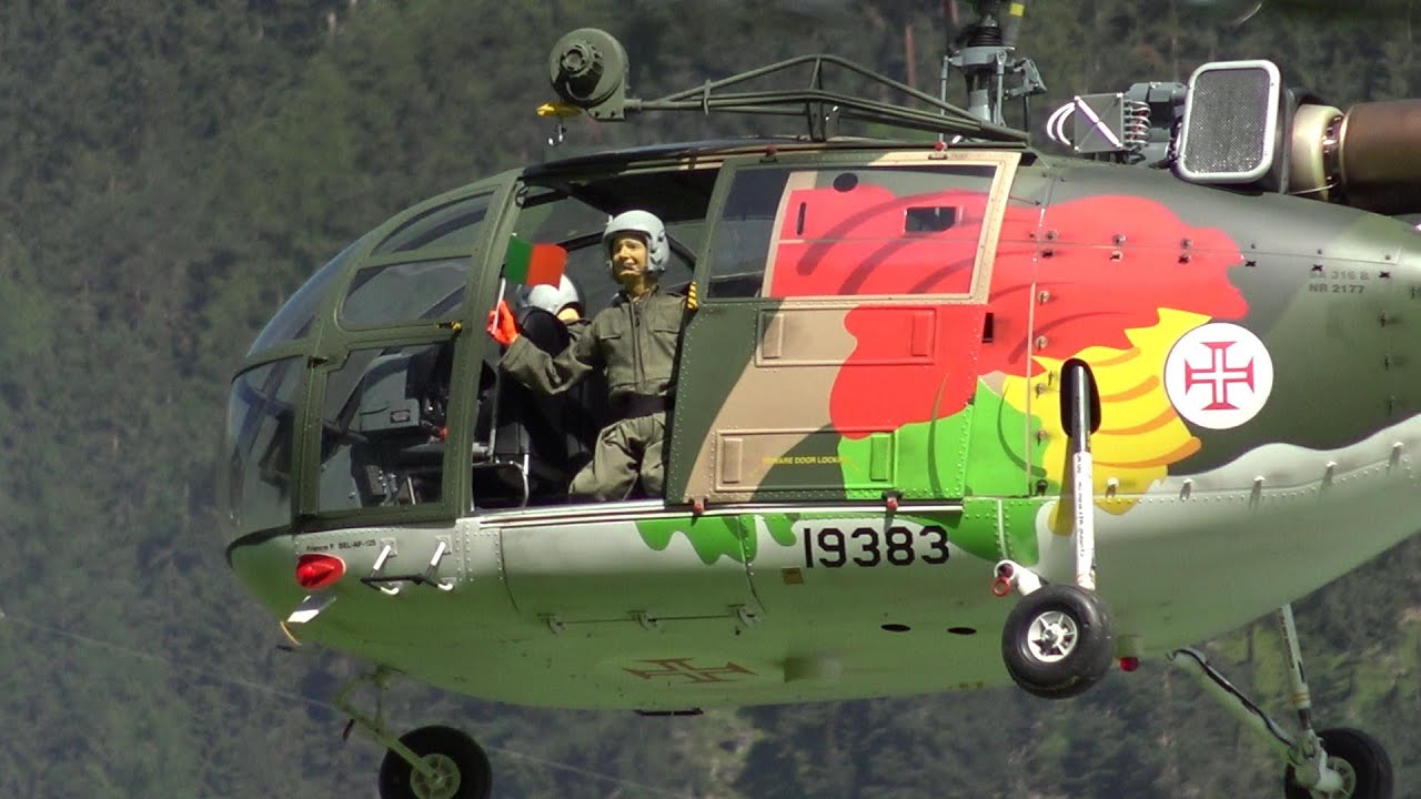 Unbelievable Rotores de Portugal Aérospatiale SA-319 Alouette III. RC ...