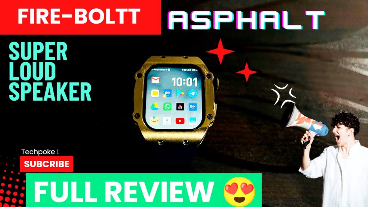 Fire-boltt Asphalt | Racing series premium Watch | In-depth Review ...
