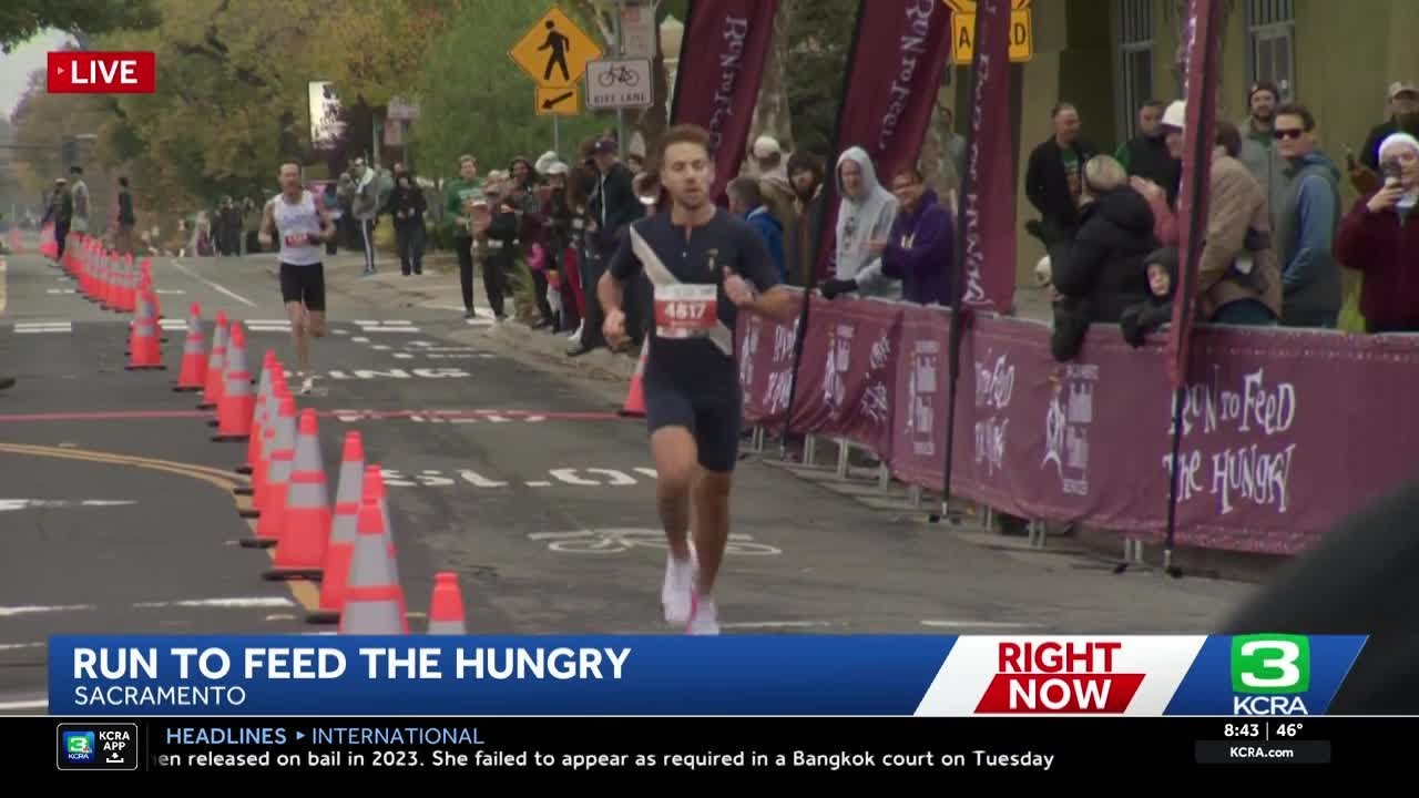Run to Feed the Hungry 2025 | First 3 runners finished in under 30 ...