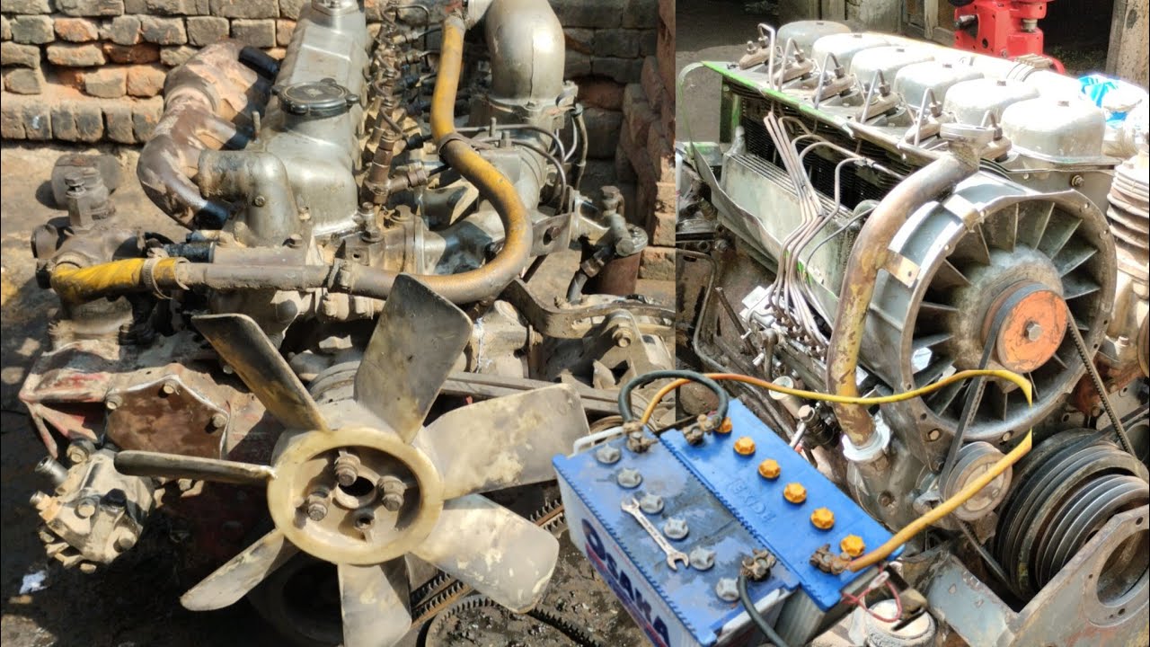 Amazing Starting Big Diesel Engines Start Up and Could Sounds || How to ...