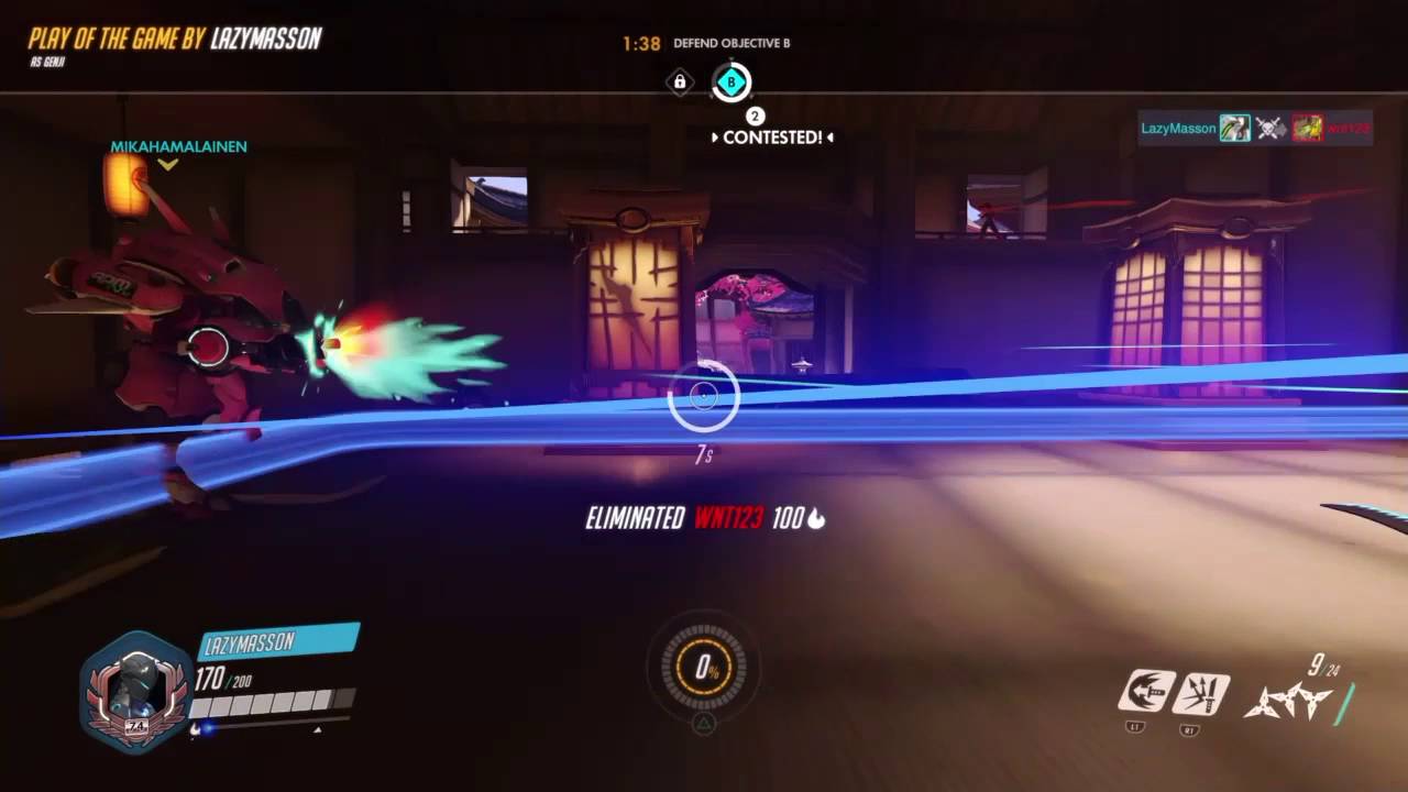 Overwatch | Genji | Slice and Dice Trophy/Achievement - YouTube