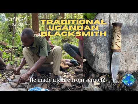 TRADITIONAL UGANDAN BLACKSMITH | Making a Knife From Scratch in the ...