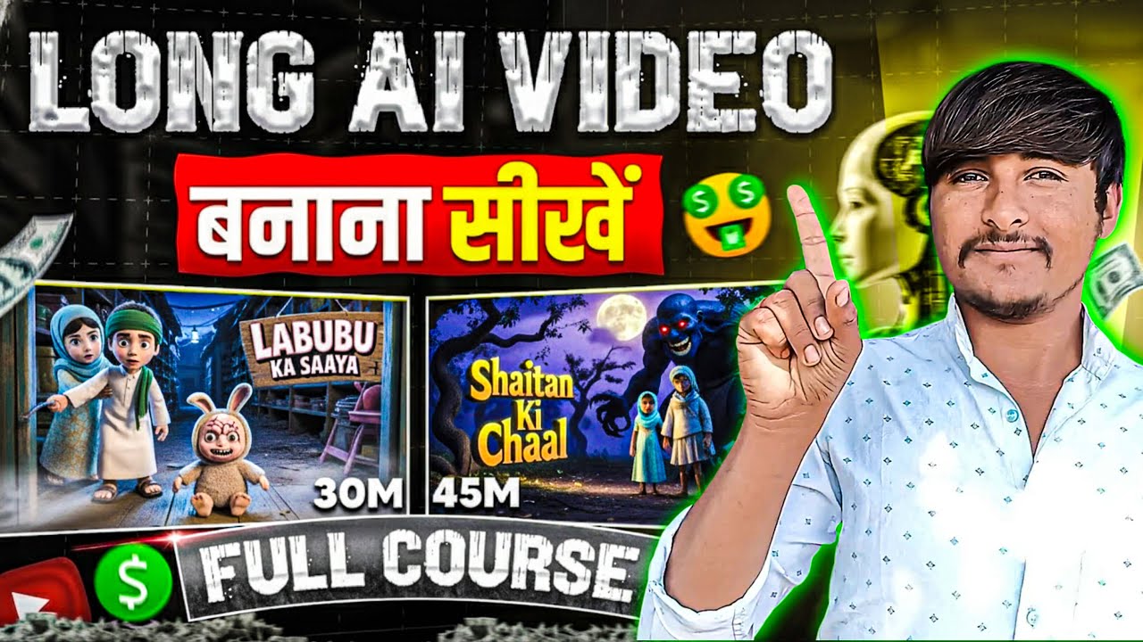 long ai video kaise banaye ll ai cartoon short video kaise banaye ll ...