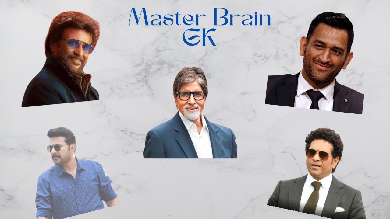 Famous Indian Celebrities | Indian Celebrities | Master Brain GK - YouTube