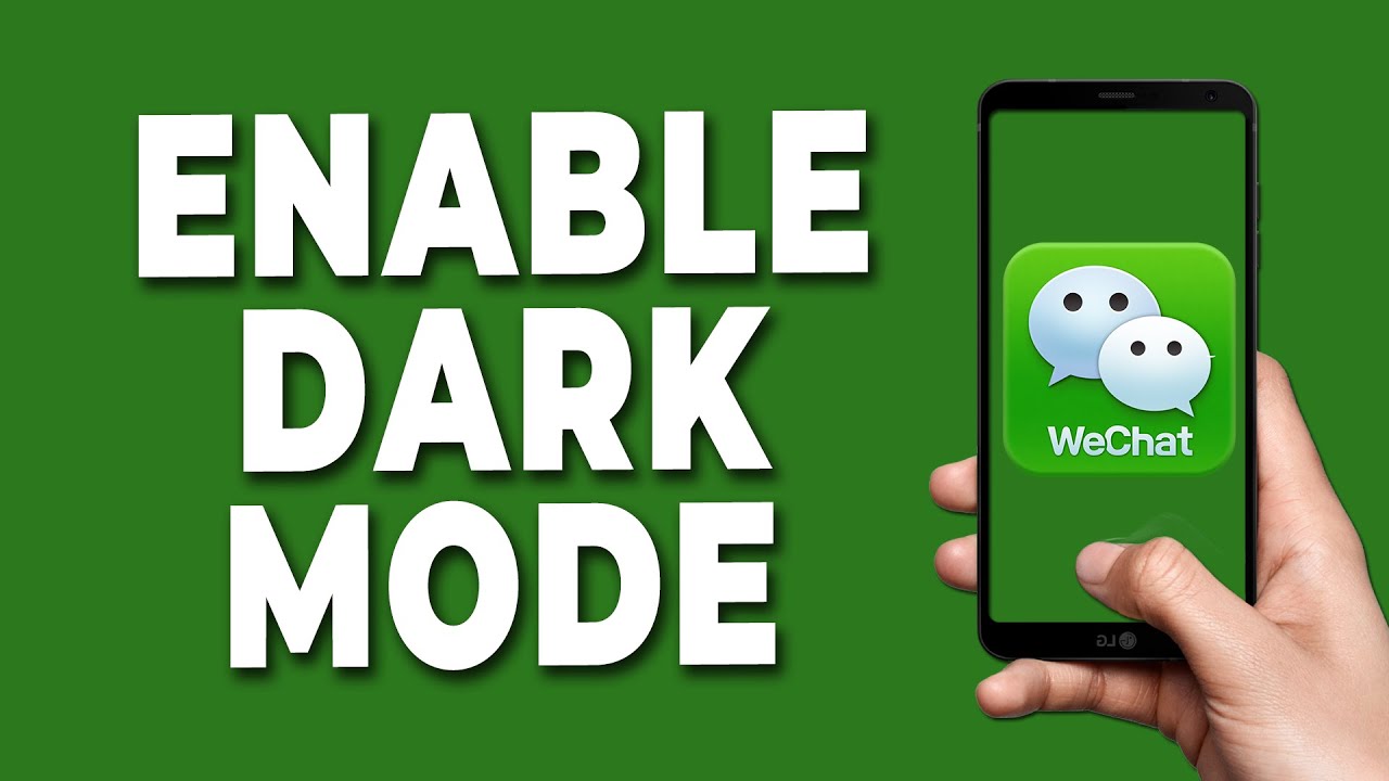 How To Enable Dark Mode On WeChat - YouTube