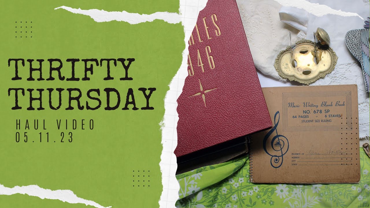 Thrifty Thursday Haul Video | Thrift Store and Estate Sale - YouTube