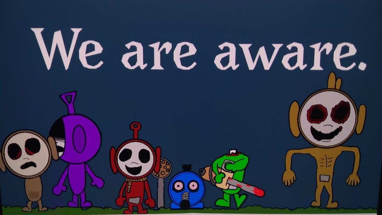 Slendytubbies We Are Aware animation ( flip a clip ) - YouTube