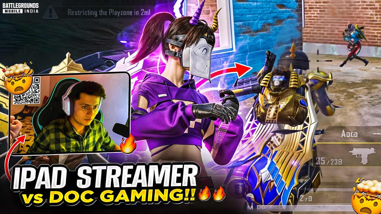 IPAD STREAMER vs DOC 🔥 | Insane Clutches on iPhone 11🔱 - YouTube