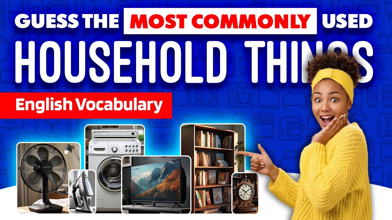 Fun at Home! 🎉Commonly Used Household things | 20 Questions for Kids ...