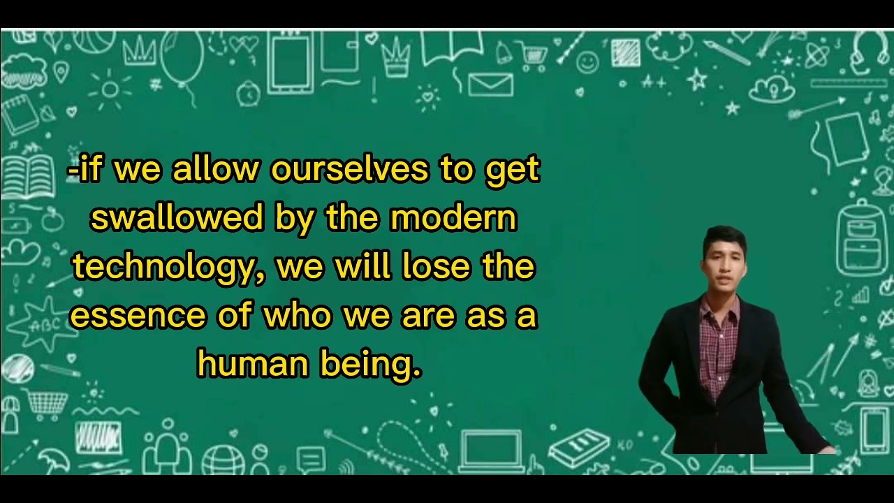 Enframing: The way of revealing in modern technology. - YouTube