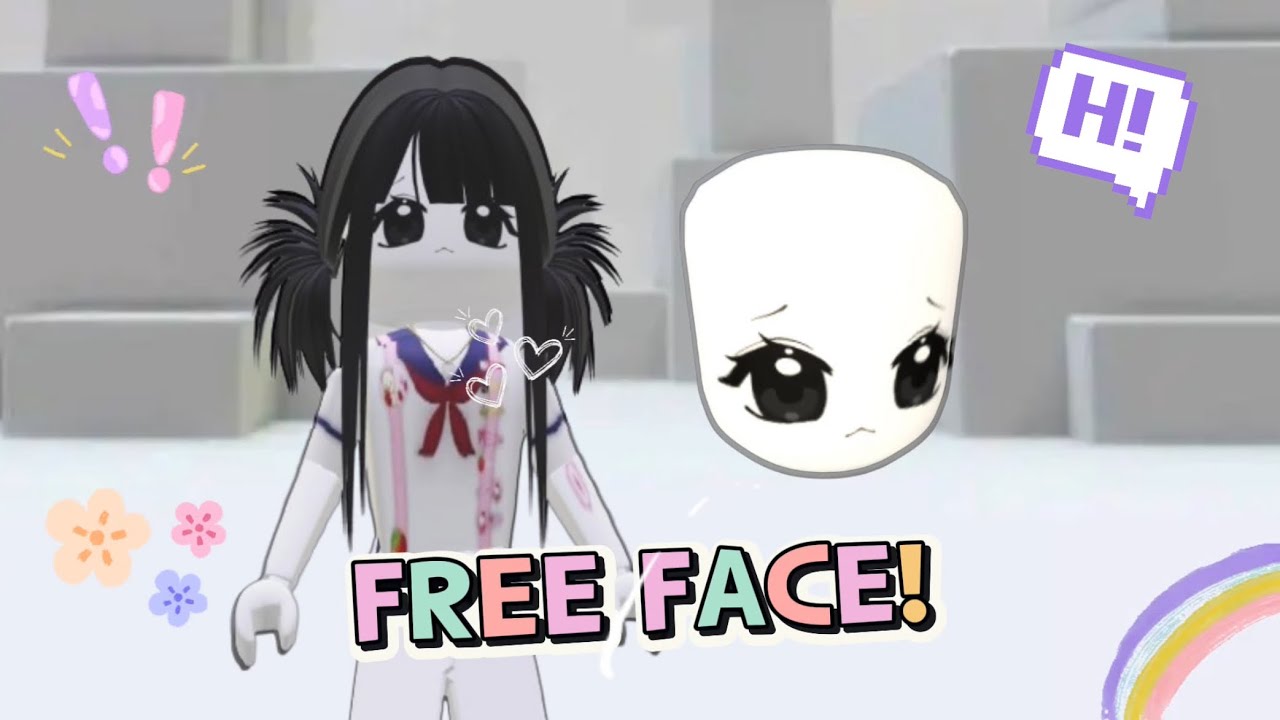 How to get the NEW *FREE* Face on Roblox! Get the Adorable Chibi Blush ...